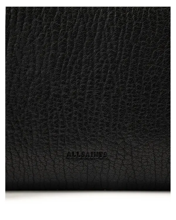ALLSAINTS Small Leather Travel Wallet - Black