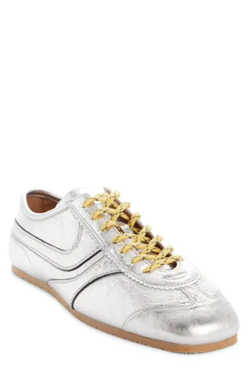 Dries Van Noten Metallic Leather Sneakers