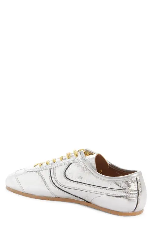 Dries Van Noten Metallic Leather Sneakers