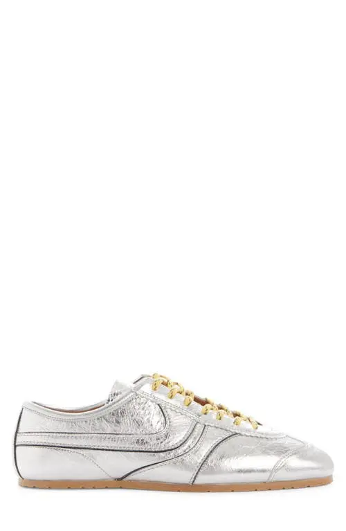 Dries Van Noten Metallic Leather Sneakers
