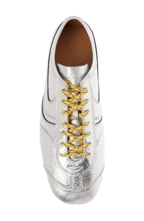 Dries Van Noten Metallic Leather Sneakers