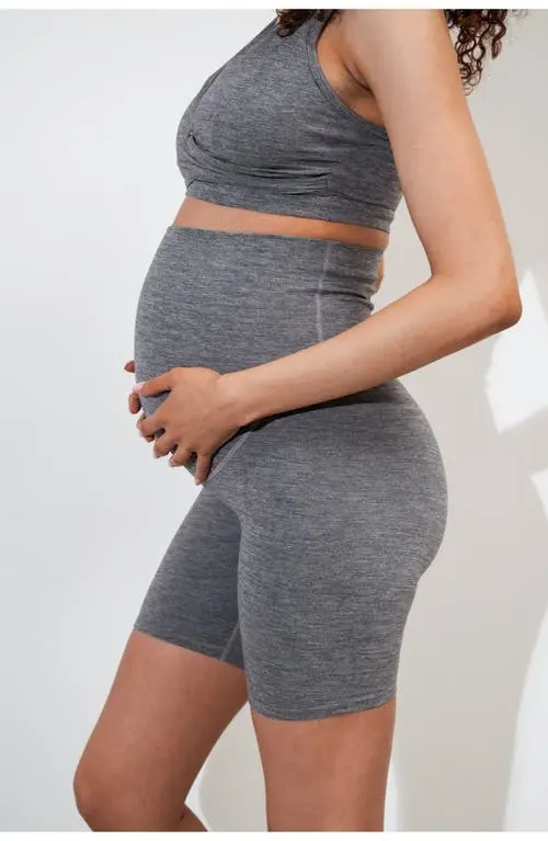 VITALITY Daydream Maternity Rider Short - Cookies And Cream