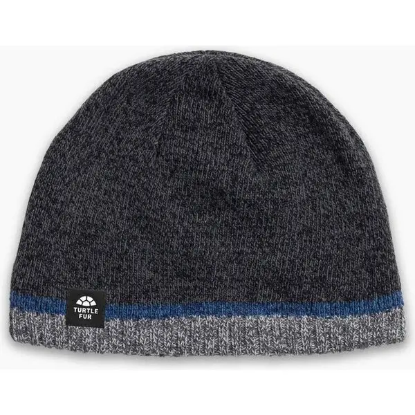 Turtle Fur Harbour Town Wool Beanie - Black