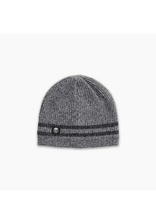 Turtle Fur Mr. Happy Wool Beanie - Charcoal