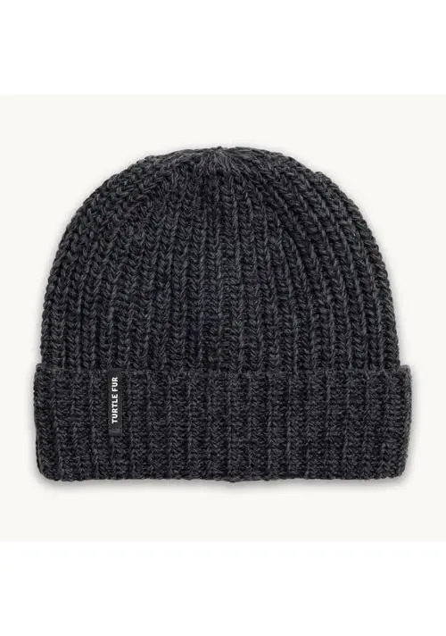Turtle Fur Ethan Wool Beanie - Black