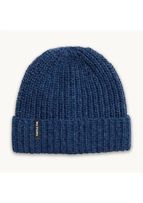 Turtle Fur Ethan Wool Beanie - Navy