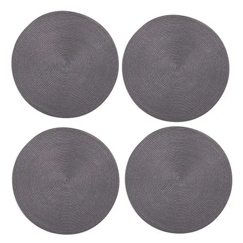 TAG Elegant Woven Placemats For Stylish Dining Experience - Purple