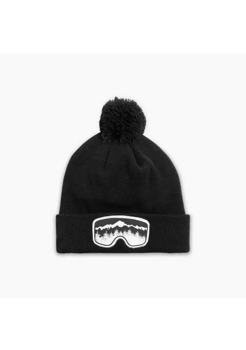 Turtle Fur Youth Scenic Vision Beanie - Black