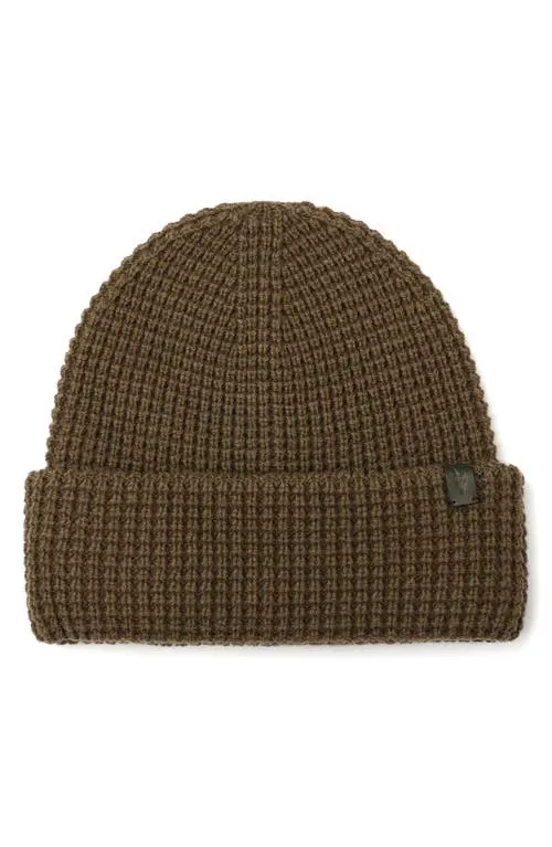ALLSAINTS Waffle Knit Beanie - Gull Brown