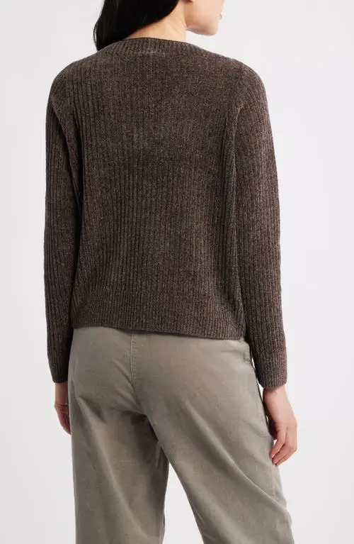 Eileen Fisher Chenille Rib Sweater - Rye
