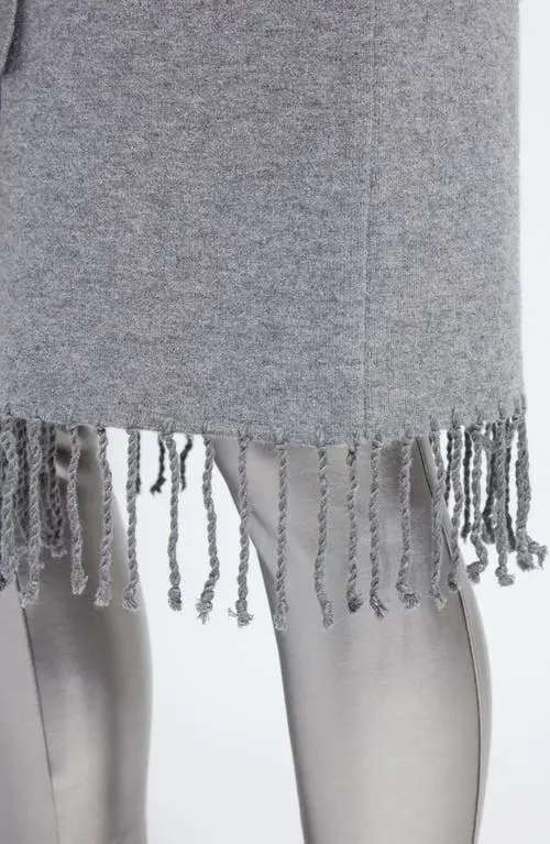 Lyssé Juliette Fringed Sweater Coat