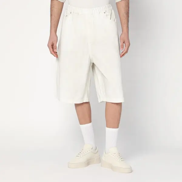 ENTIRE STUDIOS Wide Bermuda Shorts - White