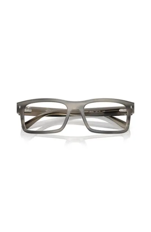 Ray-ban 54mm Rectangle Eyeglasses - Tortoise