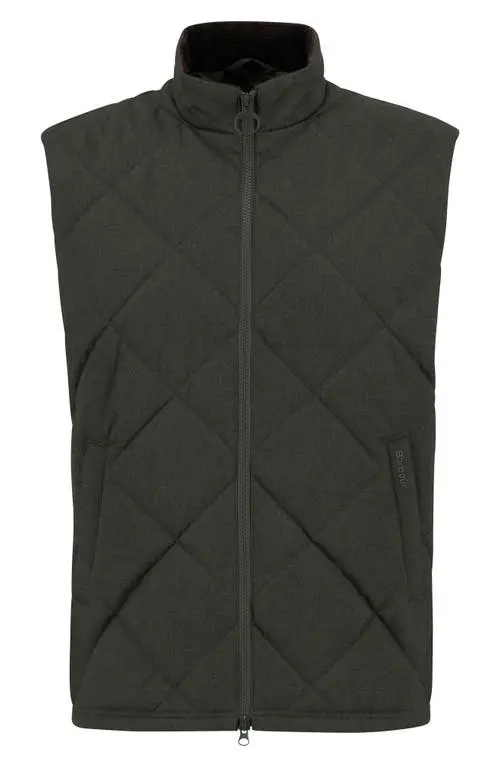 Barbour Winter Finn Quilted Vest - Olive