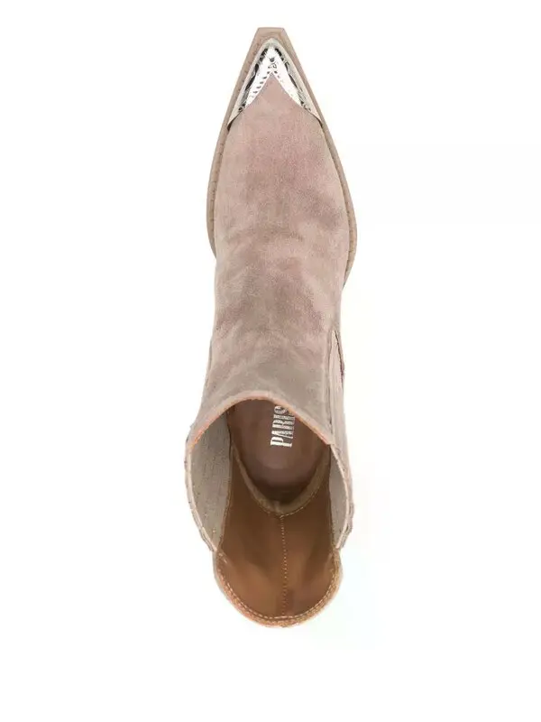 Paris Texas 100mm Dallas Ankle Boots - Neutrals