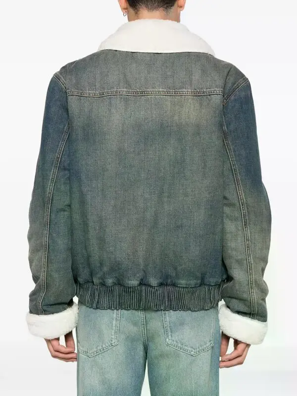Balmain Shearling Zip Jacket