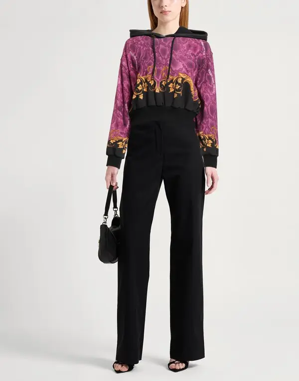 Versace Sweatshirt With Snakeskin Print And Brand Logo