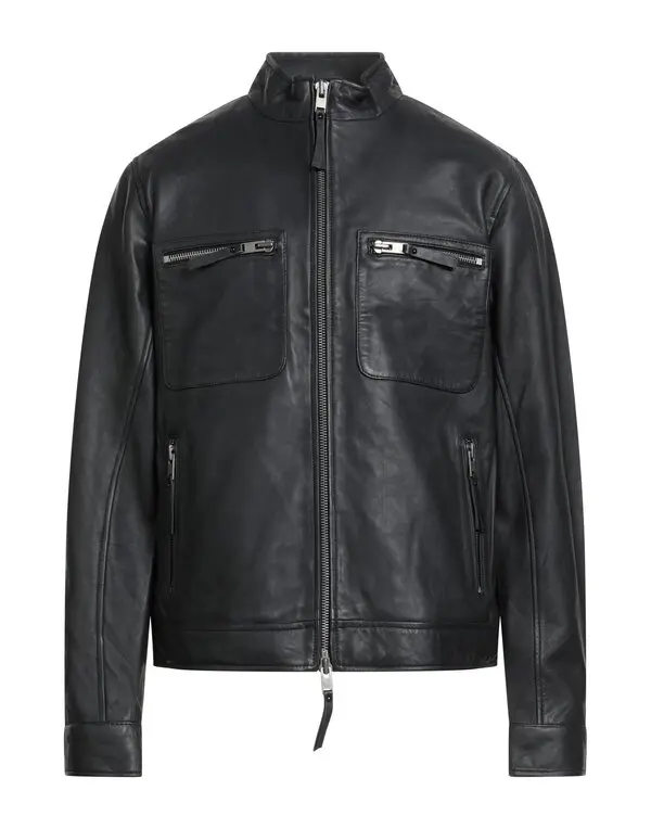 Bolongaro Trevor Sheepskin Biker Jacket