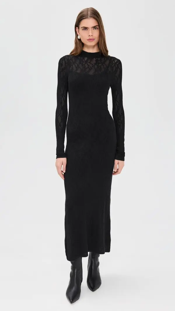 Z Supply Aden Mesh Maxi Dress
