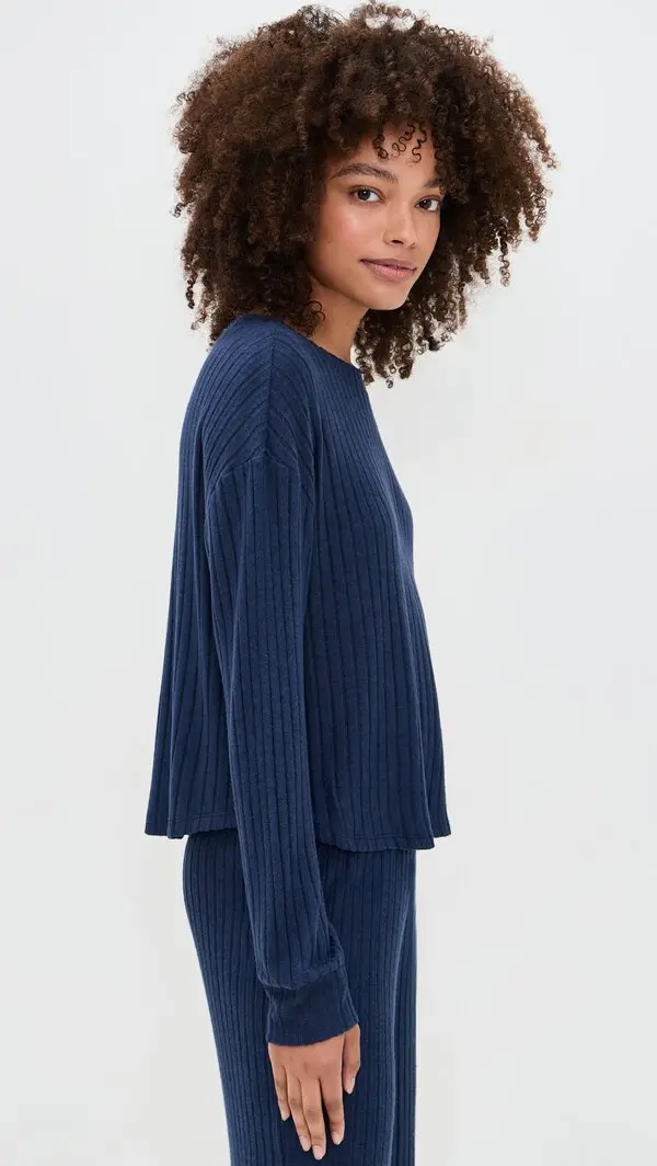 Z Supply Ribbed Long Sleeve Top