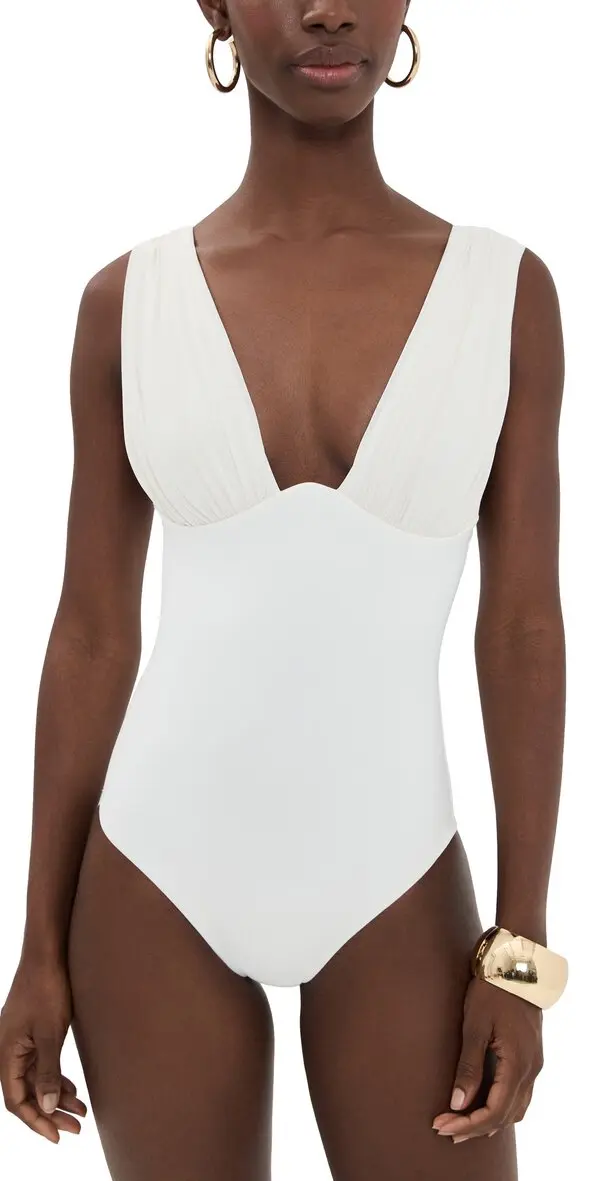 Zimmermann Awaken Gathered One Piece - Ivory