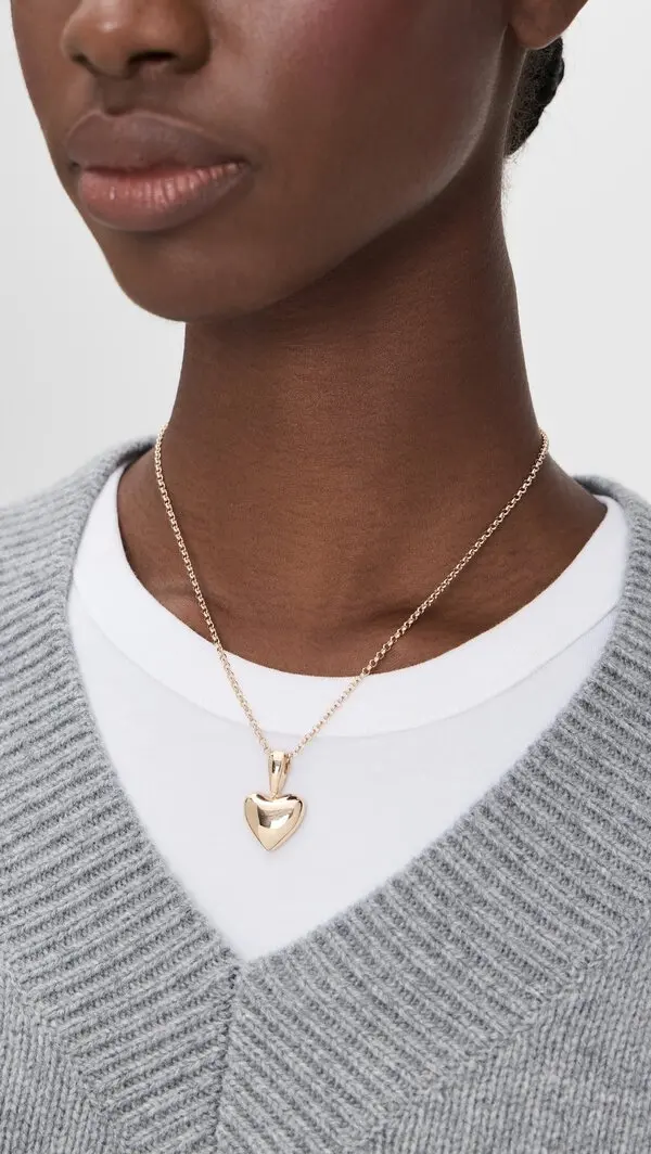 ANNIKA INEZ Voluptuous Heart Necklace