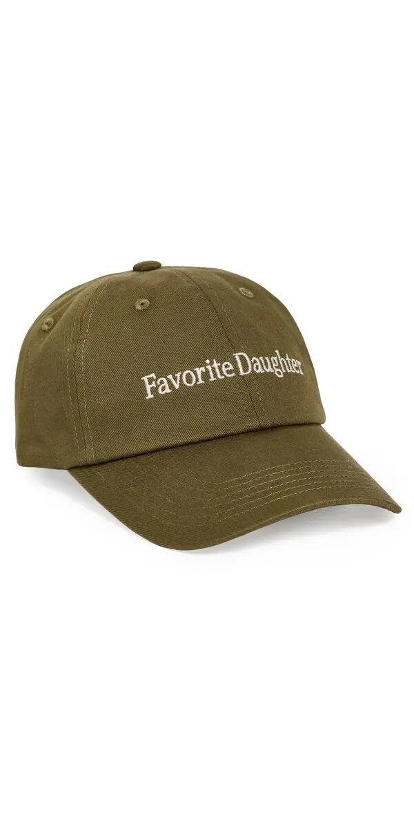 FAVORITE DAUGHTER Classic Logo Baseball Cap - Moss
