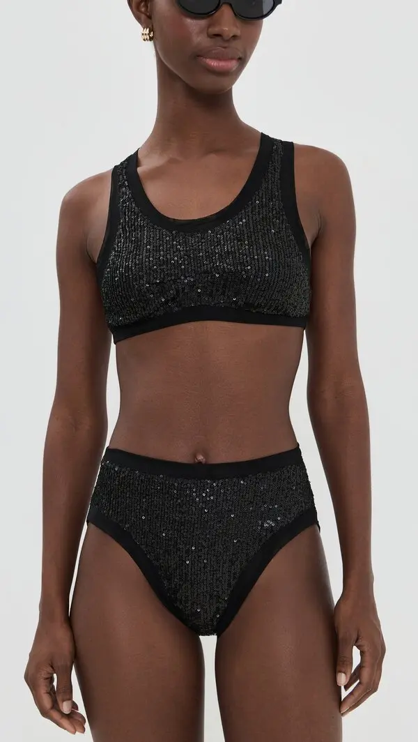 Norma Kamali Racer Swim Bottoms