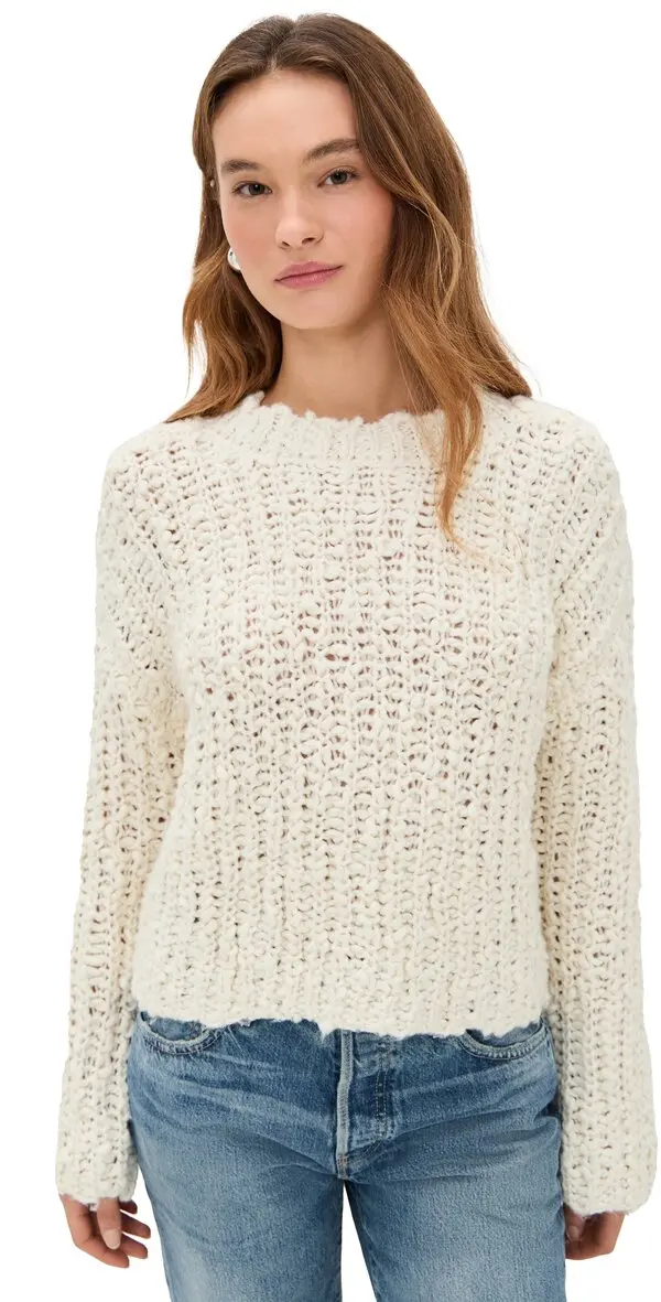 LE BOP Marina Pullover Sweater - Ivory