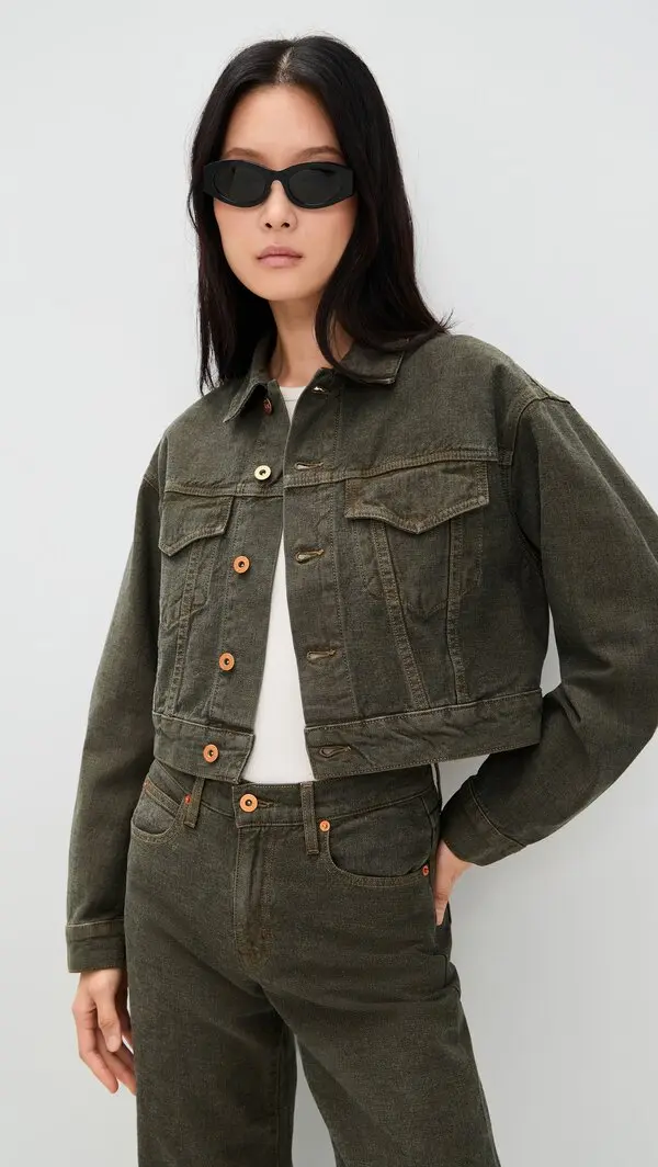 SLVRLAKE Davis Cropped Trucker Jacket