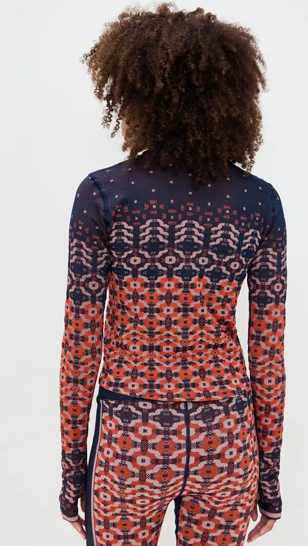 Free People Myoko Jacquard Layer Top