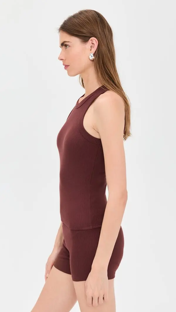 STATE & LAKE Millie Tank Top - Burgundy