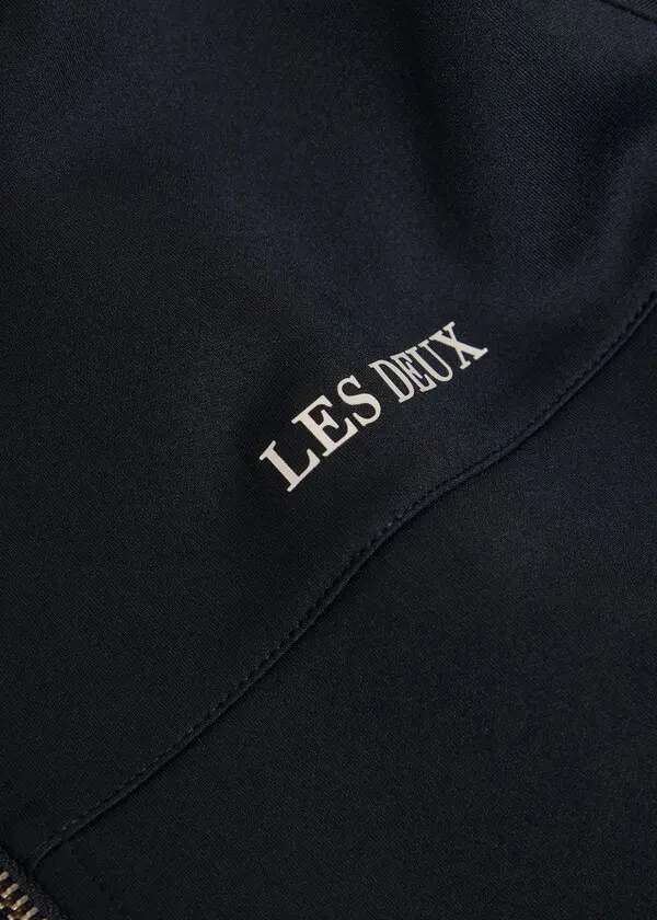 LES DEUX Ballier Logo-print Jersey Track Jacket
