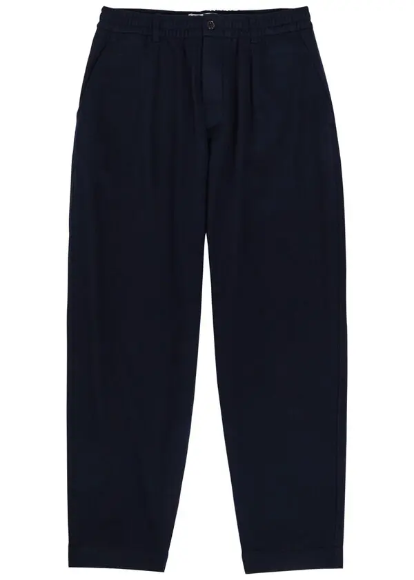 Universal Works Relaxed Tapered-leg Wool-blend Trousers