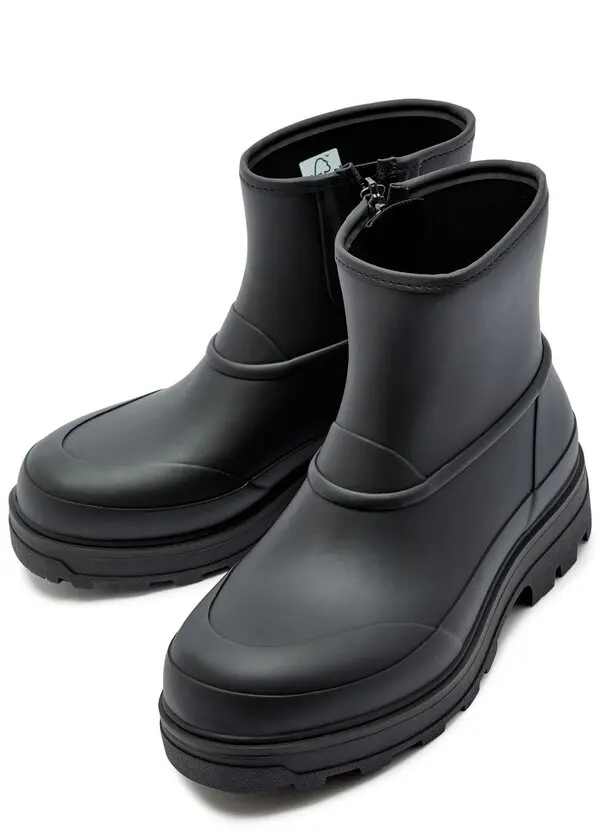 KASSL EDITIONS X Tretorn Estelle Rubber Wellington Ankle Boots - Black