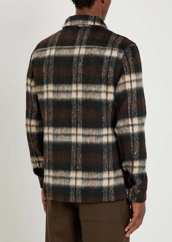 RAITH Caldera Plaid Brushed Felt Overshirt