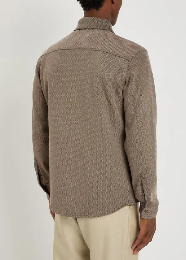 RAITH Joseph Zigzag-jacquard Woven Overshirt
