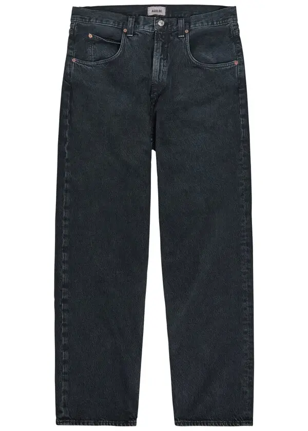 AGOLDE Straight-leg Denim Jeans - Black