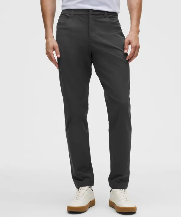 Lululemon Abc Slim-fit 5 Pocket Pant 30l - Obsidian