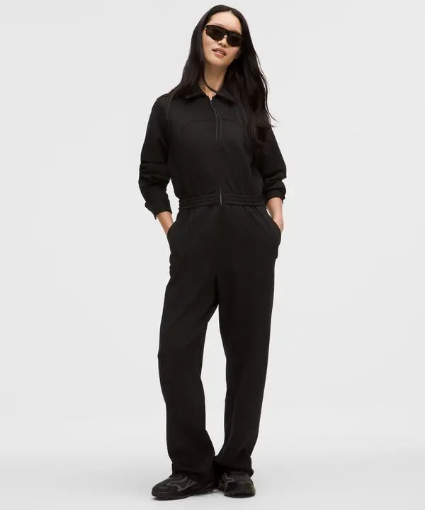 Lululemon Ponte Relaxed-fit Jumpsuit - Black