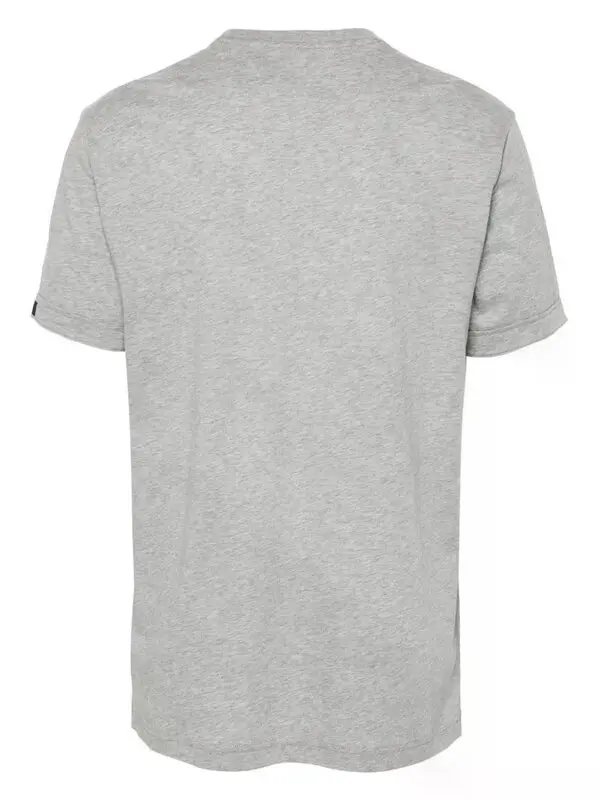 FAY Logo-patch Cotton T-shirt