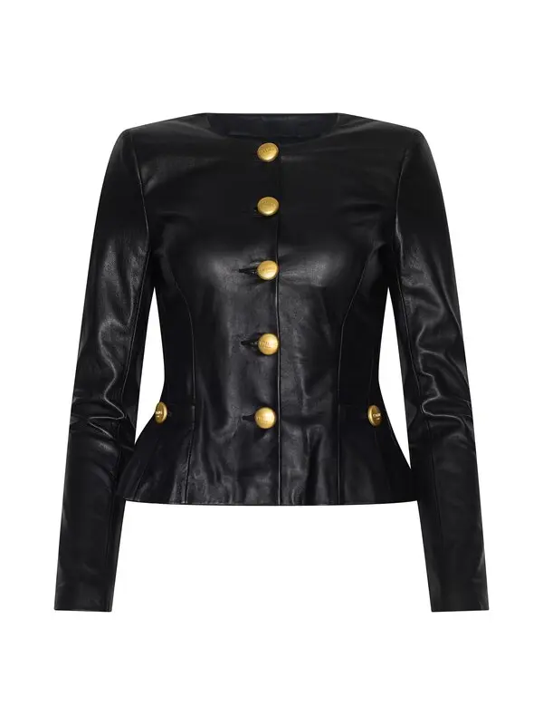 L'Agence Mariella Leather Jacket