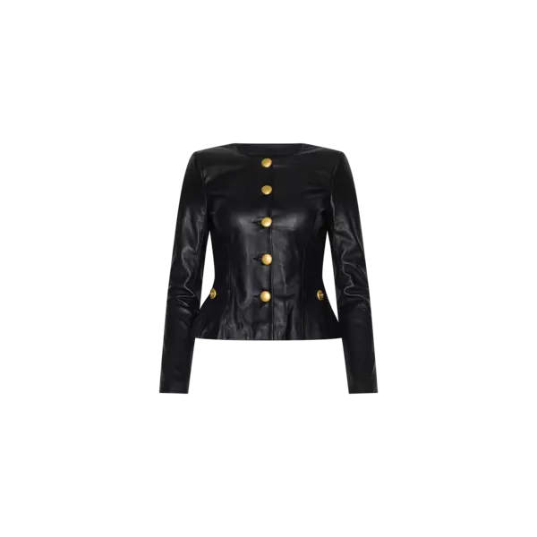 L'Agence Mariella Leather Jacket