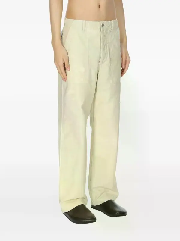 Auralee Washed Baggy Baker Trousers