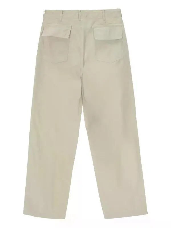 Auralee Washed Baggy Baker Trousers