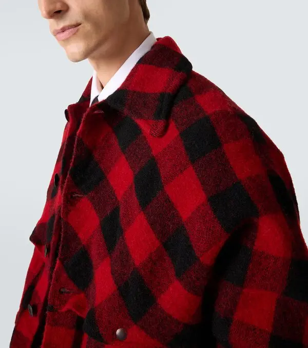 Junya Watanabe Checked Wool Jacket