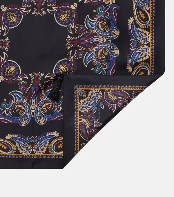 Etro Paisley Silk Scarf
