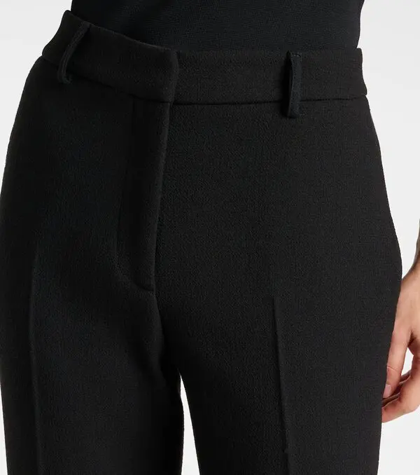 Etro High-rise Wool Flared Pants