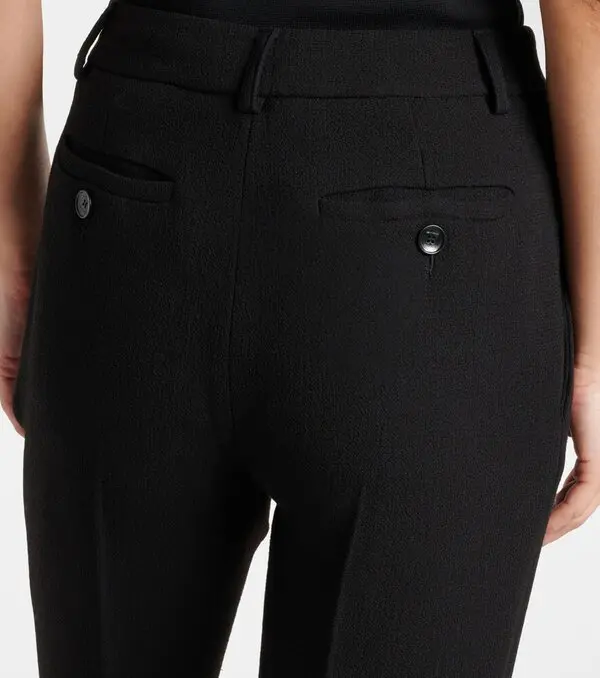Etro High-rise Wool Flared Pants