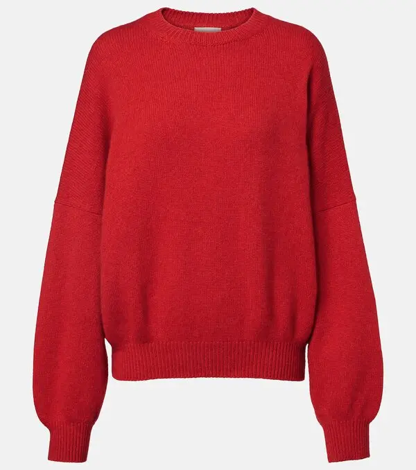 Khaite Margaux Cashmere Sweater - Red